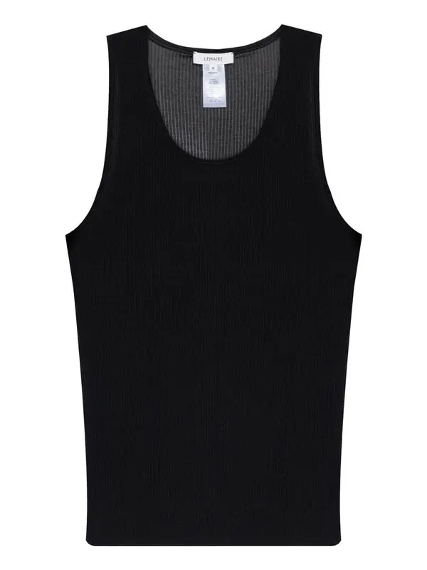 LEMAIRE Sleeveless Wool Top - Grey