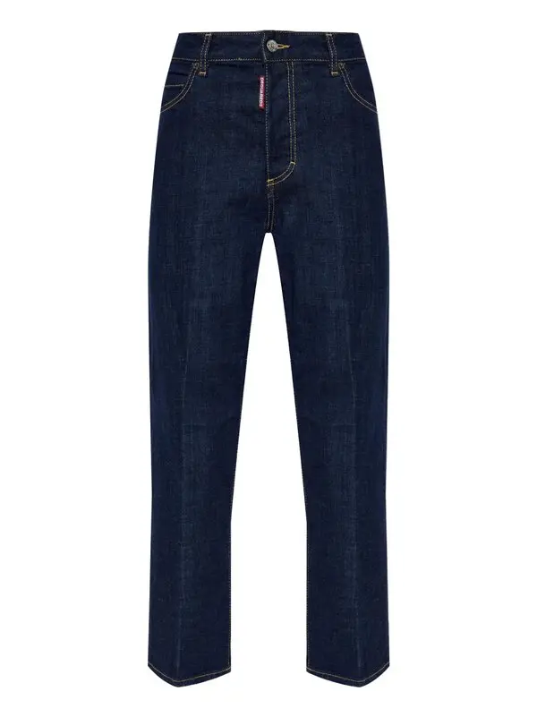 Dsquared2 Boston Boyfriend Jeans - Navy Blue