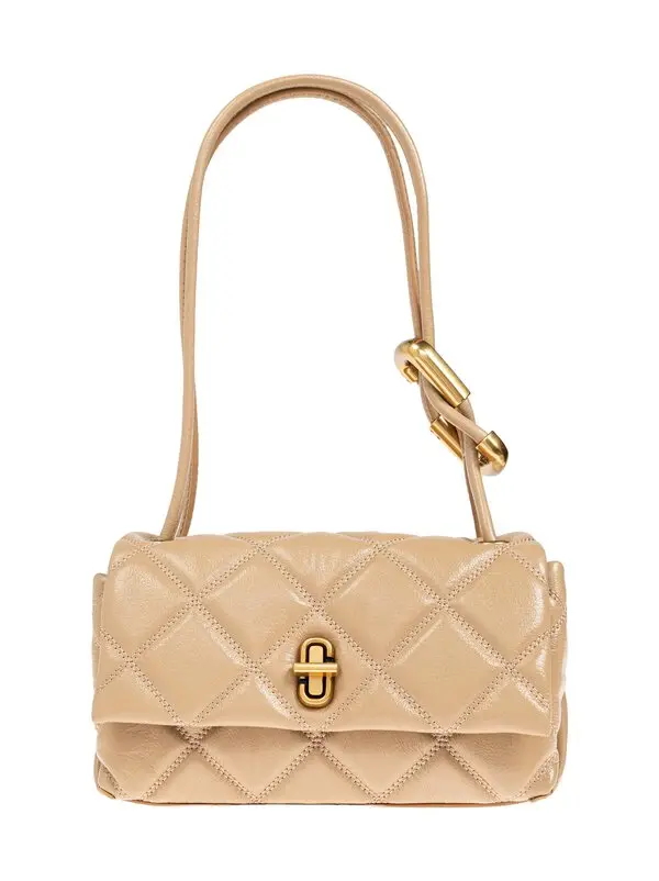 Marc Jacobs The Quilted Mini Dual Shoulder Bag - Beige