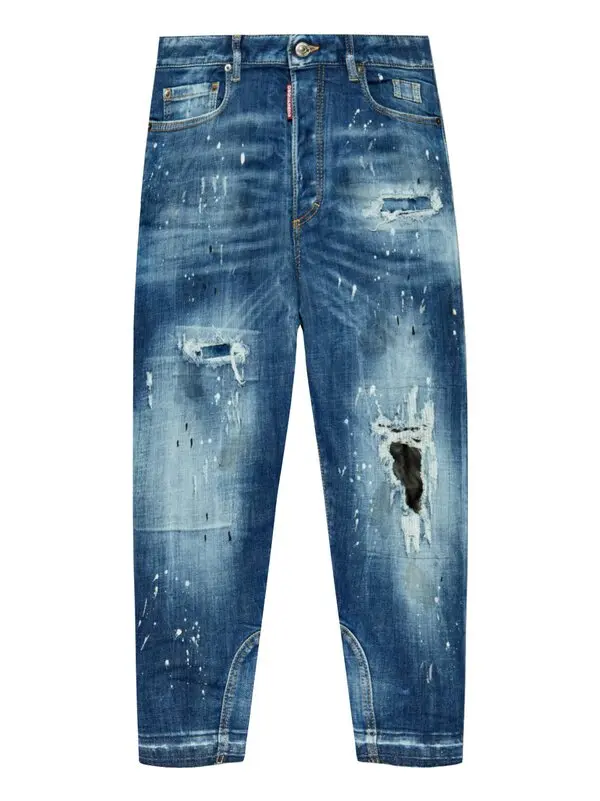 Dsquared2 Baby Carpented Boyfriend Jeans - Blue