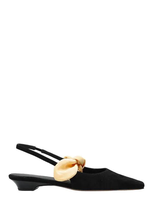 NEOUS Uba Shoes With Detachable Bow - Black