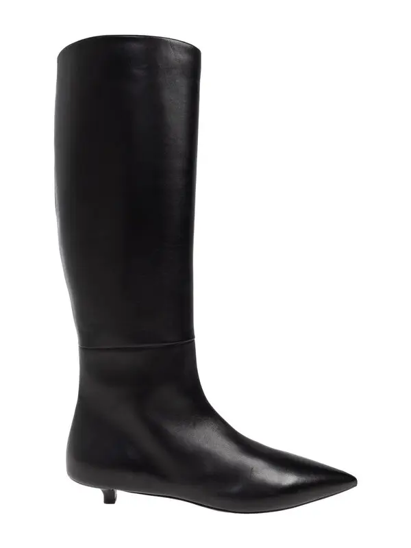 Marsèll Leather Knee-high Boots - Black