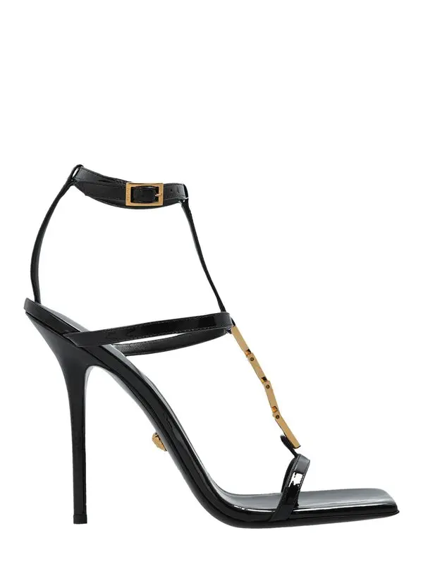 Versace Heeled Sandals - Black