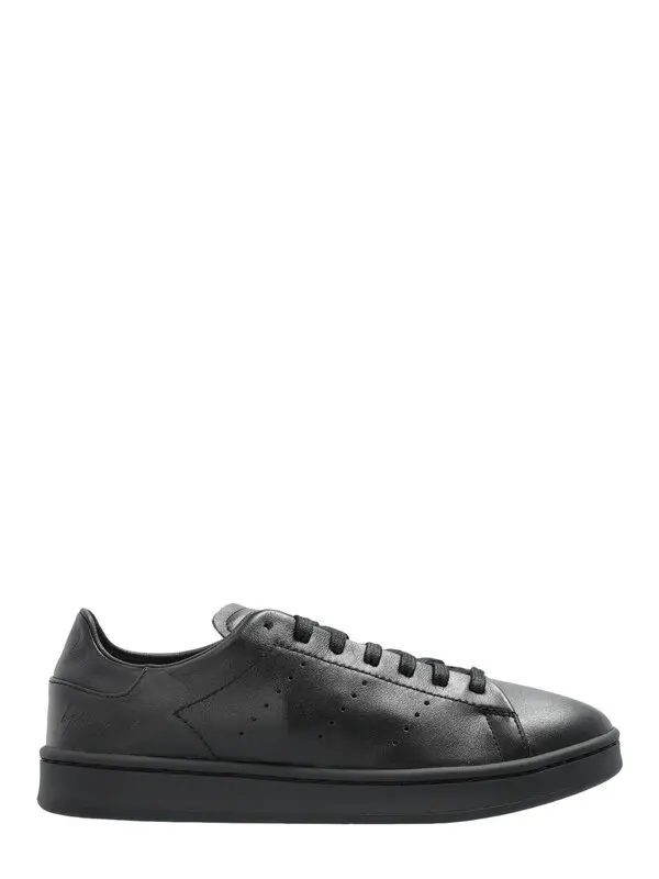 Y3 Stan Smith Leather Sneakers - Black