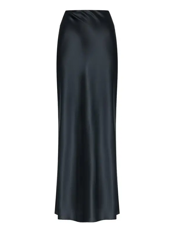 Cult Gaia Silk Chantel Skirt - Black