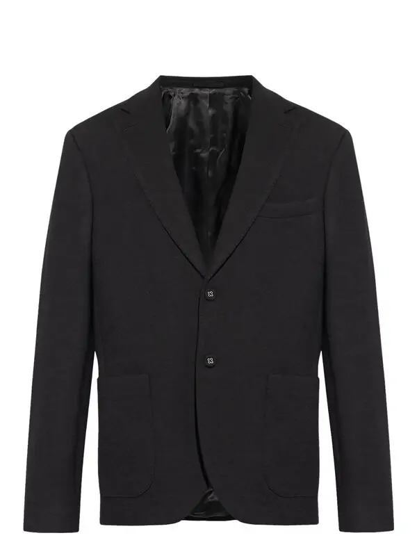 Officine Générale Blazer With Wool Finish - Black