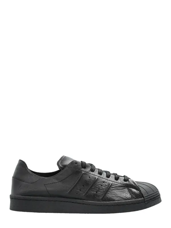 Y3 Superstar Leather Sneakers - Black