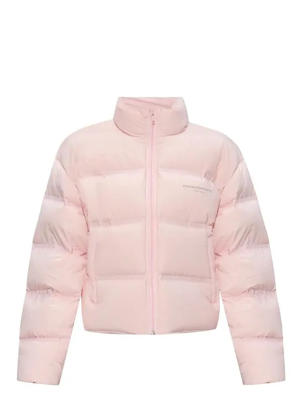 Alexander Wang Down Jacket With Logo - Pink
