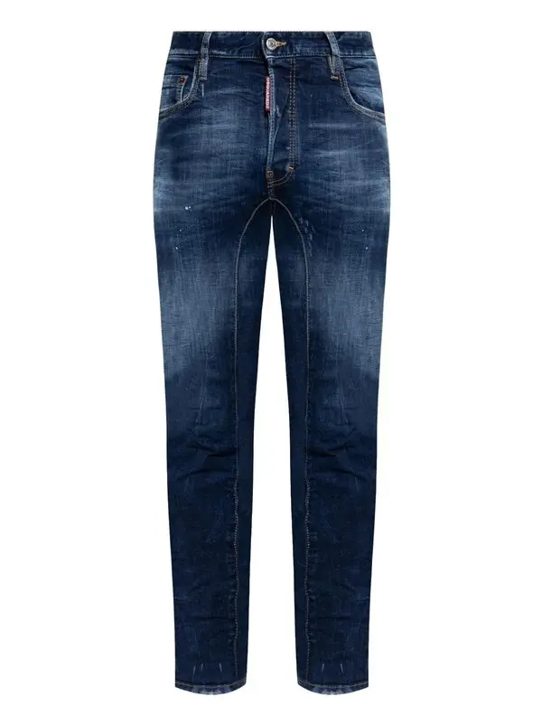 Dsquared2 Tidy Biker Jeans - Navy Blue