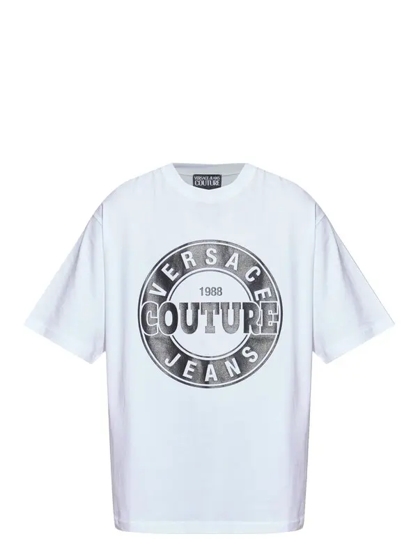 Versace T-shirt With Print - White