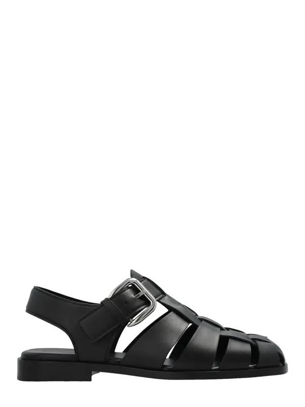 Bottega Veneta Daddy' Leather Sandals - Black