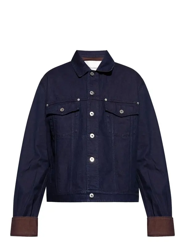 JW Anderson Denim Trucker Jacket - Navy Blue