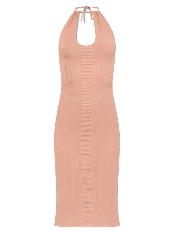 Dsquared2 Backless Midi Dress - Pink