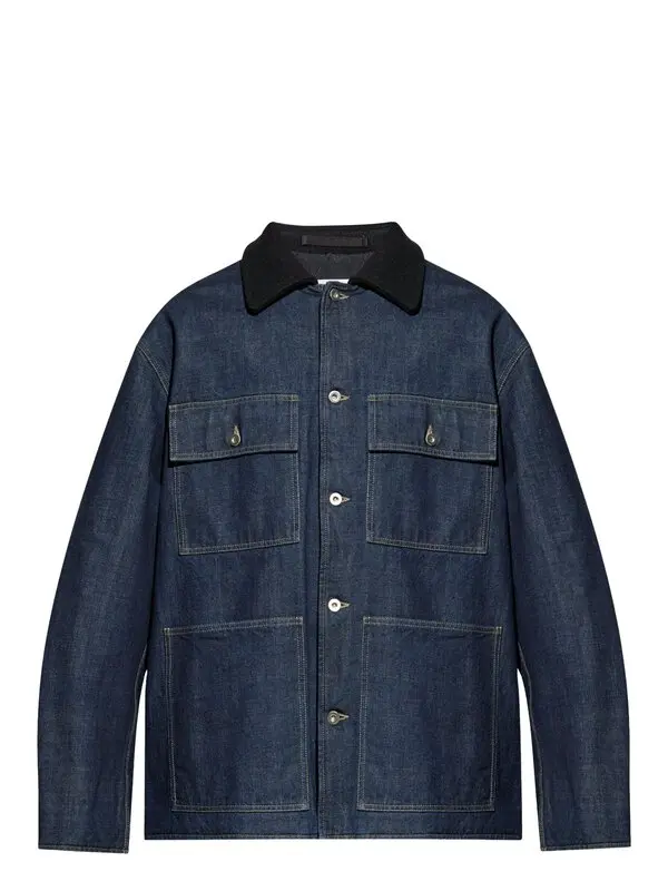 JIL SANDER Denim Jacket - Navy Blue