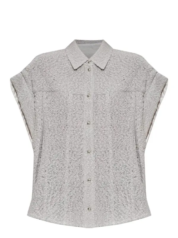 IRO PARIS Samyra Bouclé Vest - Grey