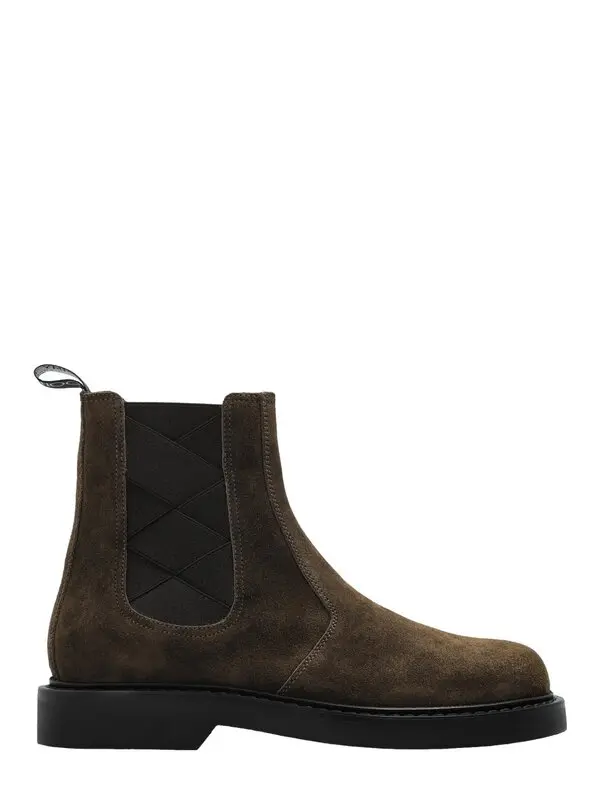 JIMMY CHOO Reggie Suede Chelsea Boots - Brown