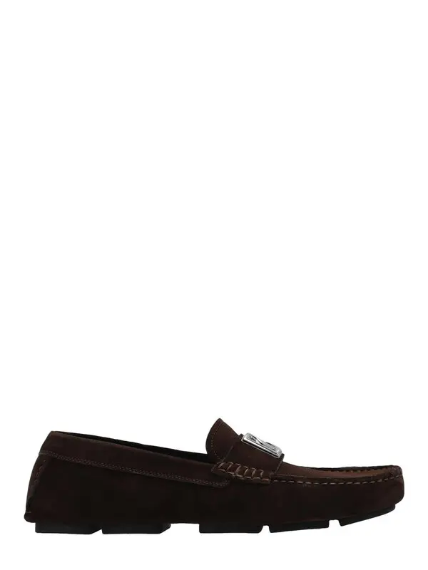 Dolce & Gabbana Suede Moccasins - Brown