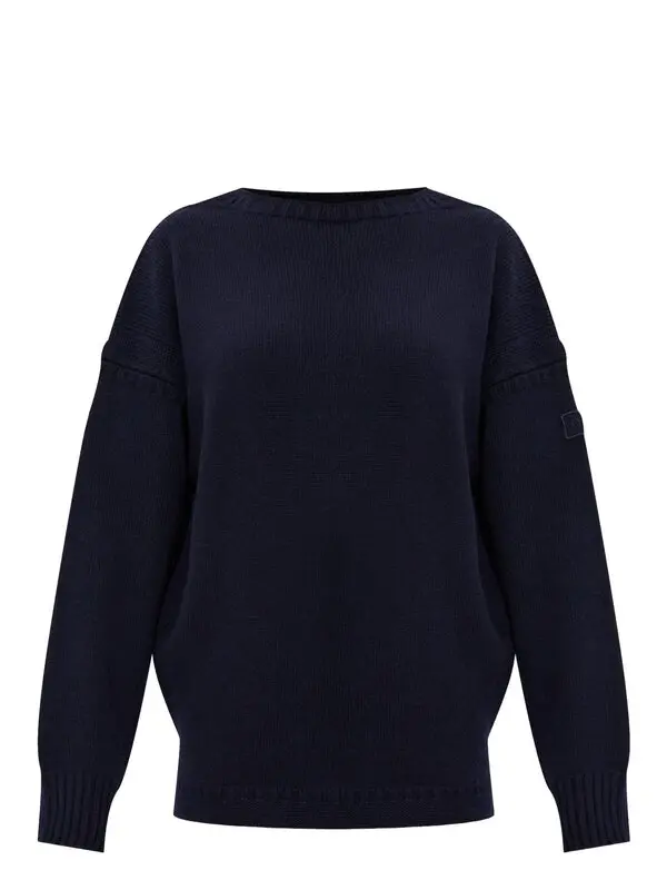 Chloé Wool And Cashmere Knit Sweater - Navy Blue