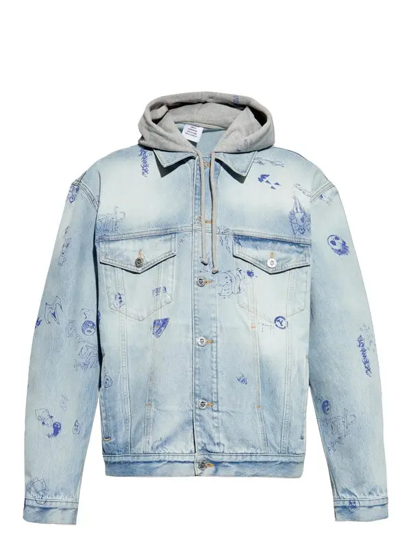Vetements Denim Jacket - Light Blue
