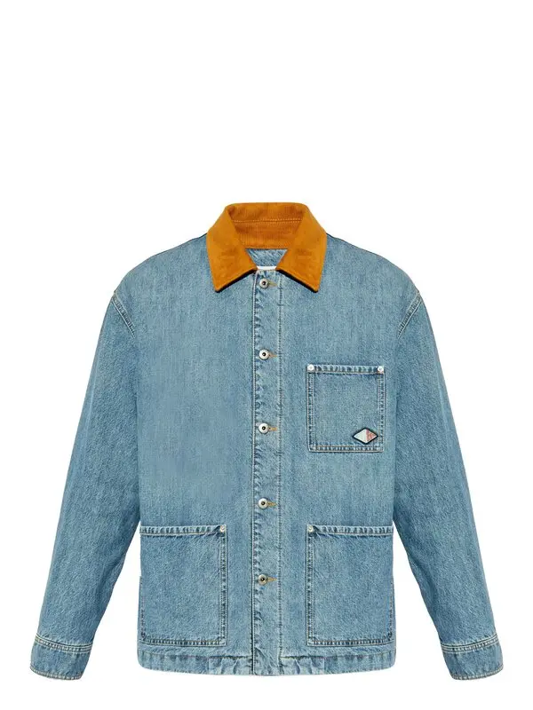 Bottega Veneta Padded Denim Jacket - Blue