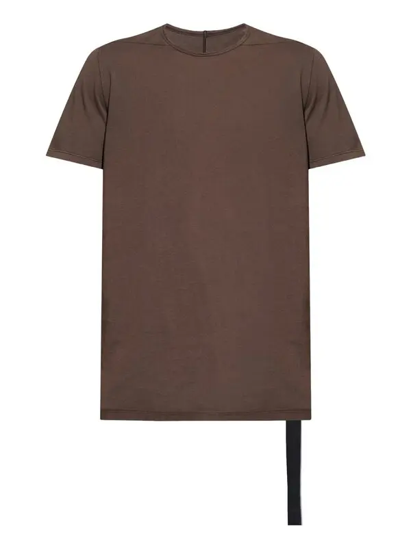 Rick Owens T-shirt With 'level T' Logo - Brown