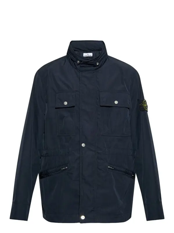 Stone Island Micro Twill Jacket - Navy Blue