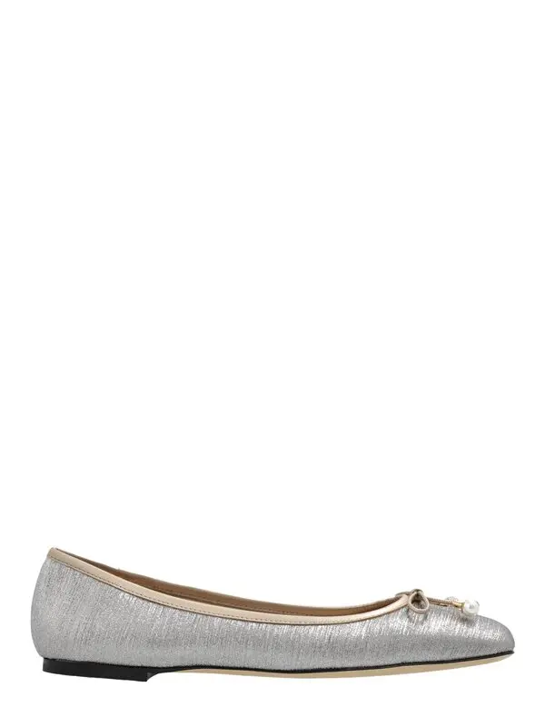 JIMMY CHOO Elme Ballerinas - Silver
