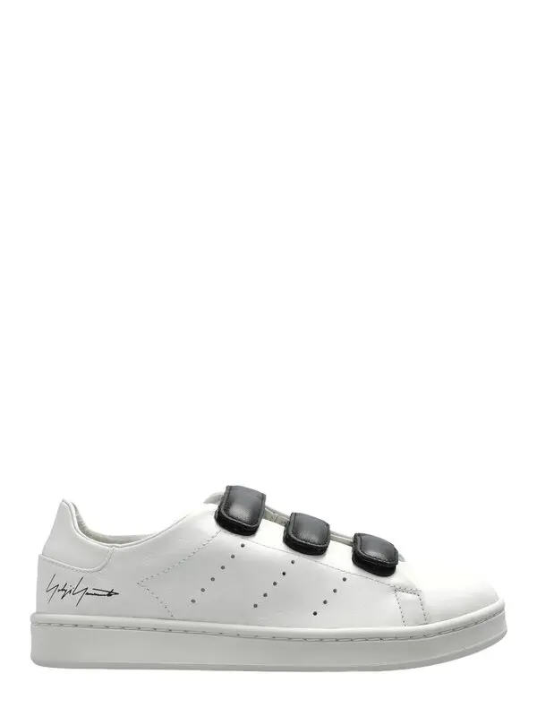 Y3 Stan Smith Velcro Leather Sneakers - White