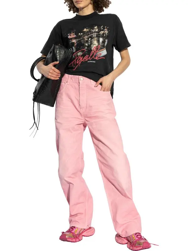 Balenciaga Pocket Jeans - Pink