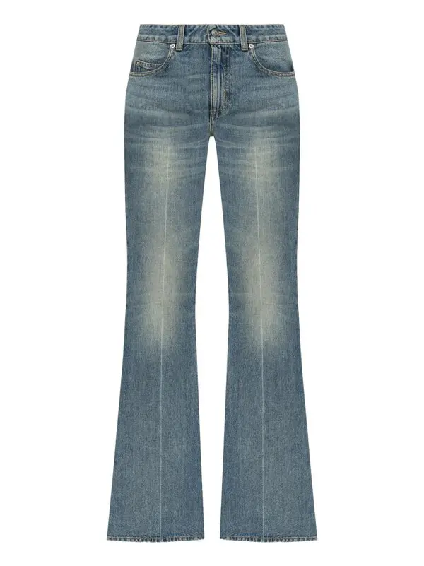 Alexander McQueen Jeans With Slightly Flared Legs - Blue