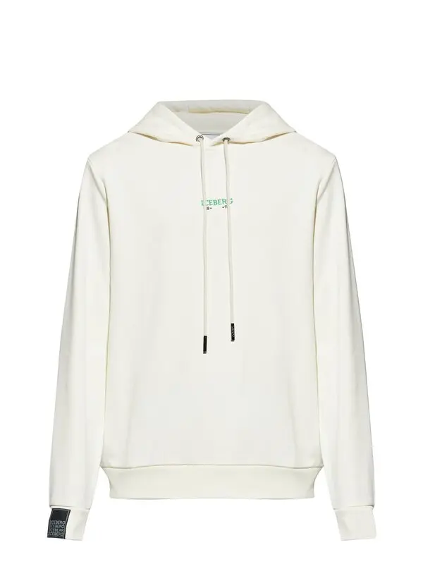 Iceberg Graphic Hoodie - Cream