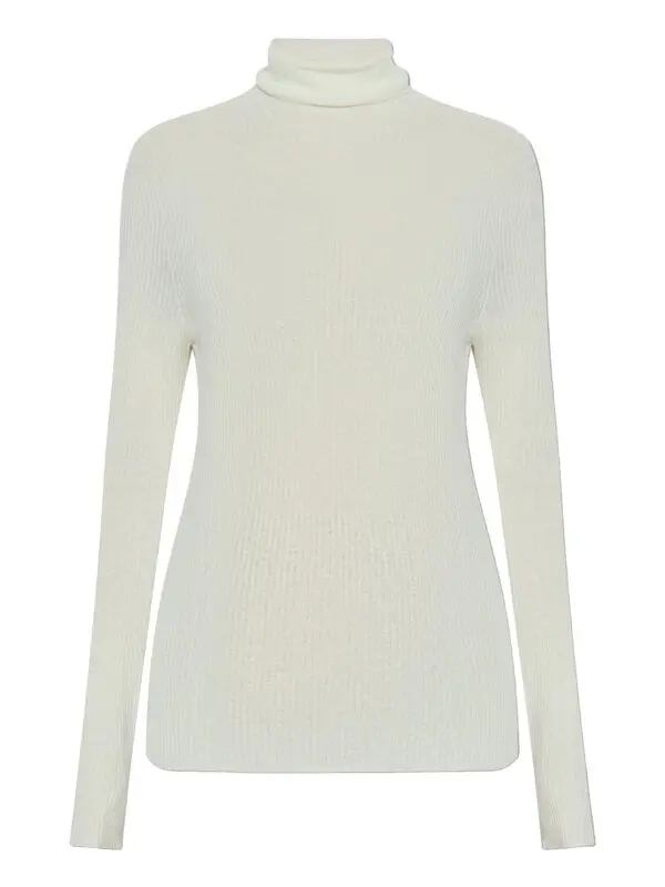 Fabiana Filippi Wool, Silk, And Cashmere Turtleneck Sweater - Cream