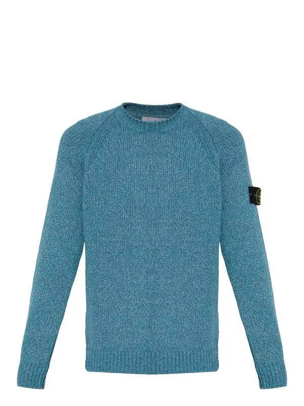 Stone Island Wool Mélange Sweater - Blue