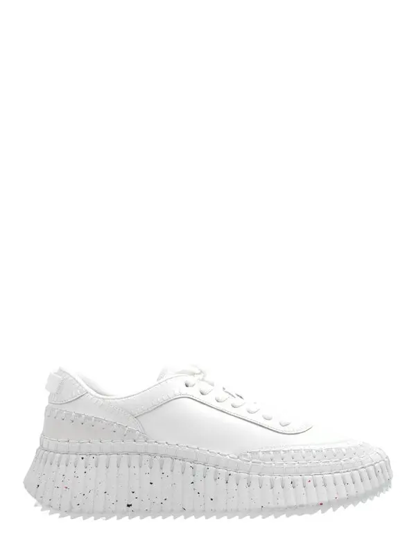 Chloé Nama Platform Sneakers - White