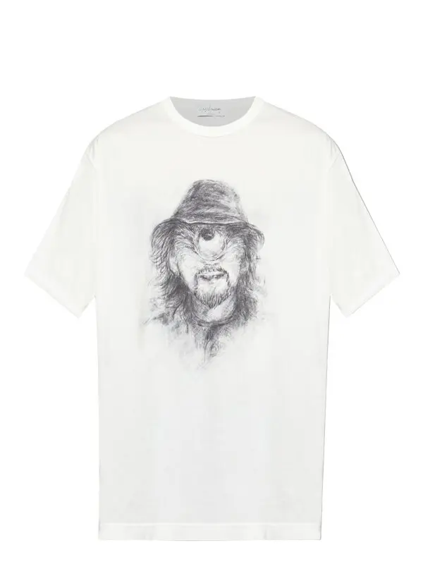 Yohji Yamamoto T-shirt With Print - White