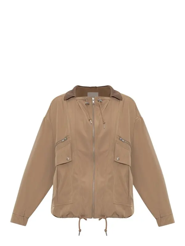 RETHINKIT STUDIOS Long-sleeved Oversized Jacket - Beige