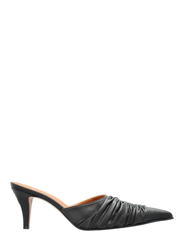 Alexander McQueen Birdee Heeled Mules - Black