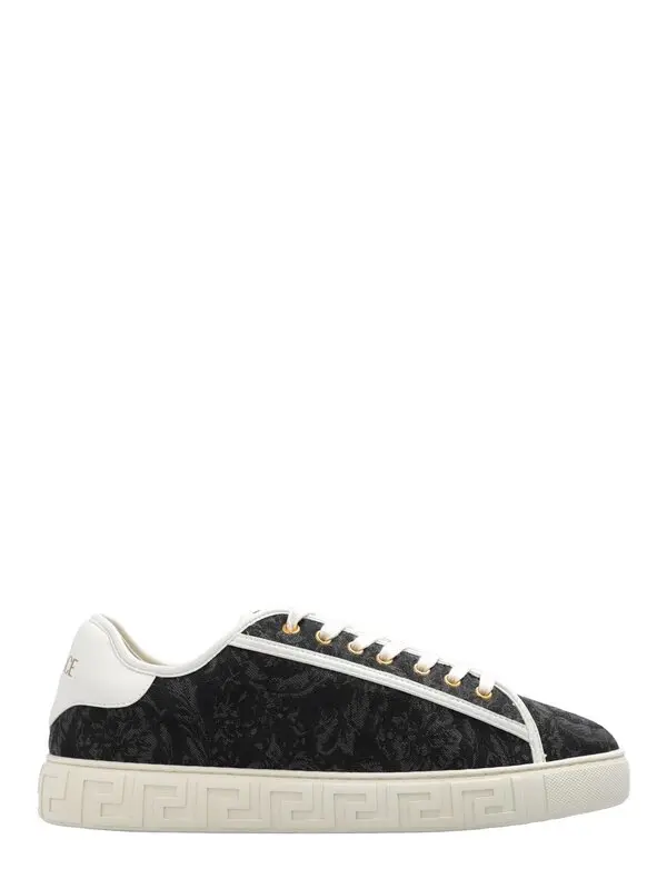 Versace Barocco Greca Sneakers - Black
