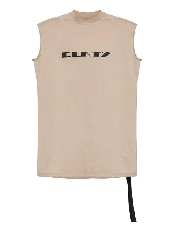 Rick Owens T-shirt ‘tarp T - Beige