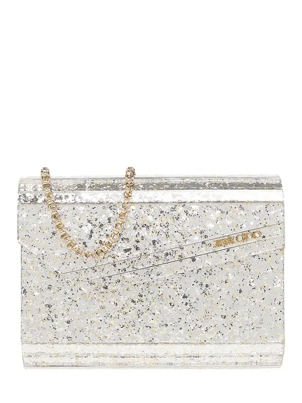 JIMMY CHOO Candy Clutch - Silver