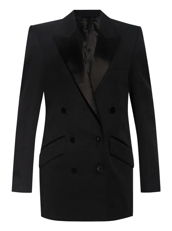 Givenchy Double-breasted Blazer - Black