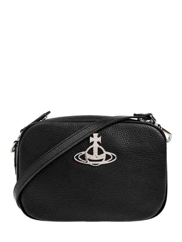 VIVIENNE WESTWOOD Anna Camera Shoulder Bag - Black