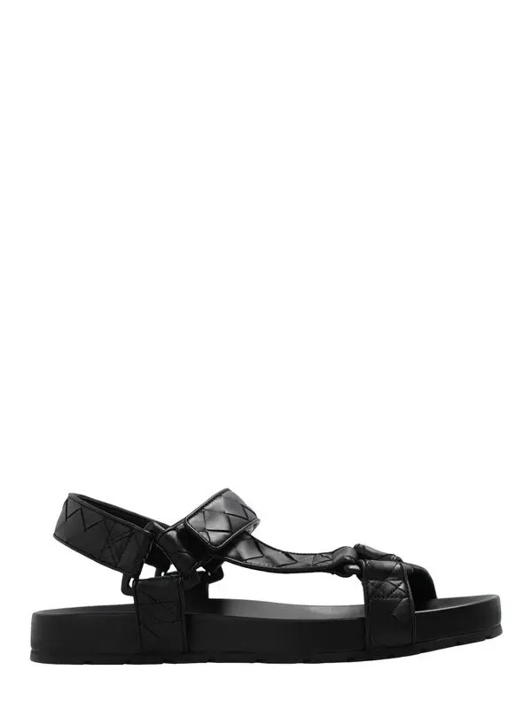 Bottega Veneta Trip’ Intrecciato Sandals - Black