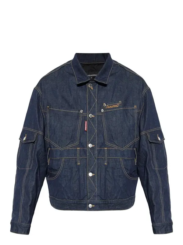 Dsquared2 Denim Jacket - Navy Blue