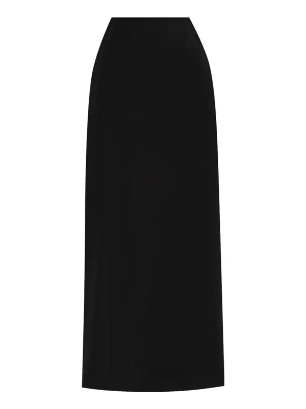 Balenciaga Pencil Skirt With Back Slit - Black