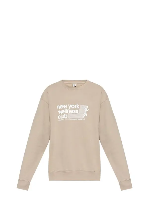 SPORTY & RICH Usa Wellness Club Sweatshirt - Beige