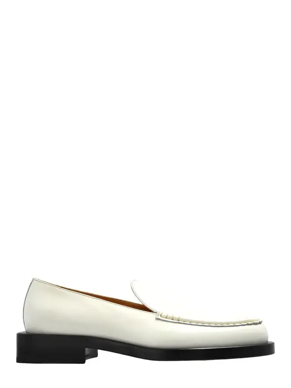 Jacquemus Leather Loafers - Cream