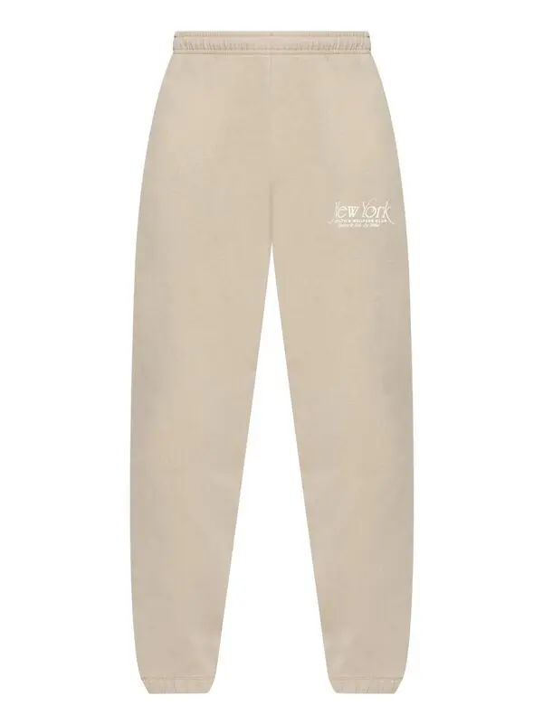 SPORTY & RICH Ny 94" Sweatpants - Beige