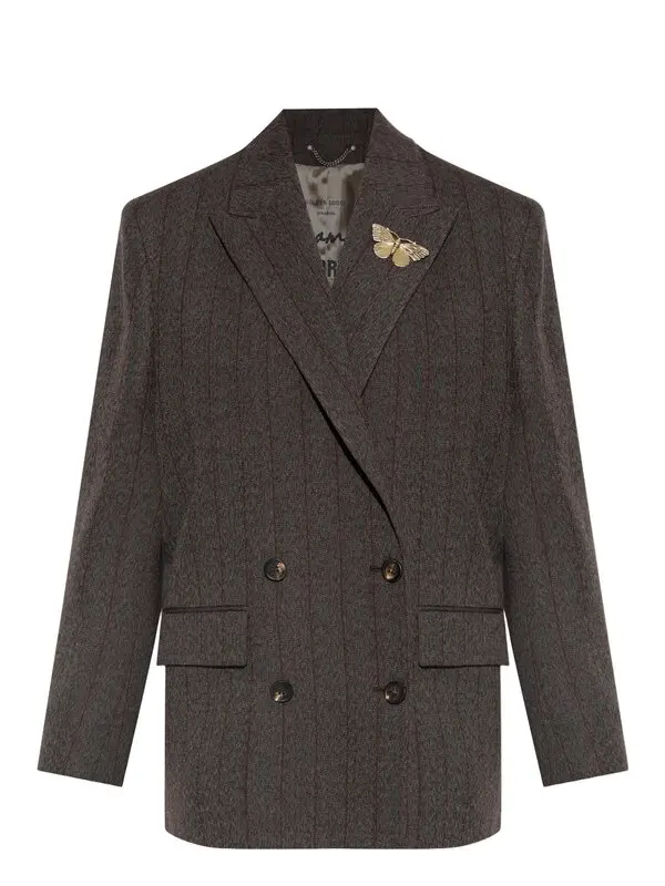 GOLDEN GOOSE Double-breasted Blazer - Brown