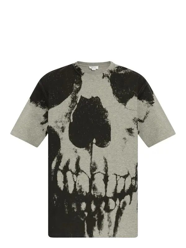 Alexander McQueen T-shirt With Print - Grey